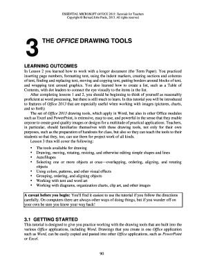 Fillable Online THE OFFICE DRAWING TOOLS Fax Email Print - pdfFiller