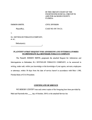 Fillable Online Sample Pleading Template Fax Email Print - pdfFiller