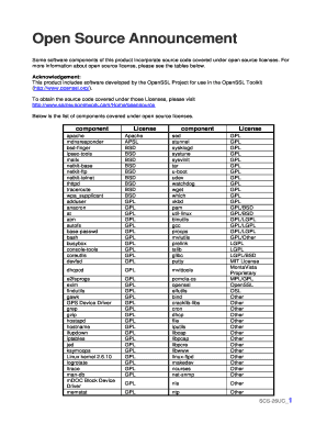 Fillable Online Open Source Announcement Fax Email Print - pdfFiller