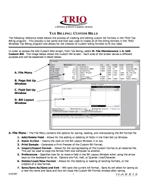 Fillable Online wbl Custom Bills.doc Fax Email Print - pdfFiller