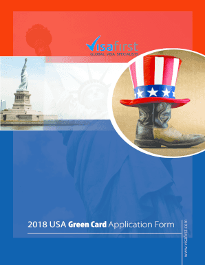 Fillable Online 2018 USA Green Card Application Form Fax Email Print ...