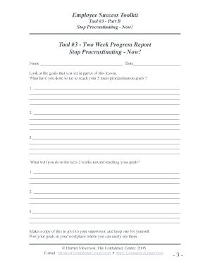 Fillable Online Employee Success Toolkit Fax Email Print - pdfFiller