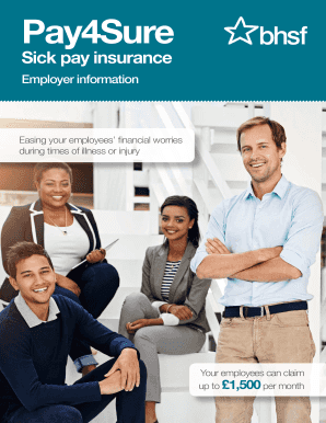 Fillable Online Sick pay insurance Fax Email Print - pdfFiller
