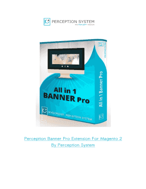 Fillable Online Perception Banner Pro Extension For Magento 2 Fax Email ...
