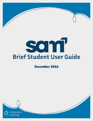 Fillable Online SAM Student Manual Fax Email Print - pdfFiller