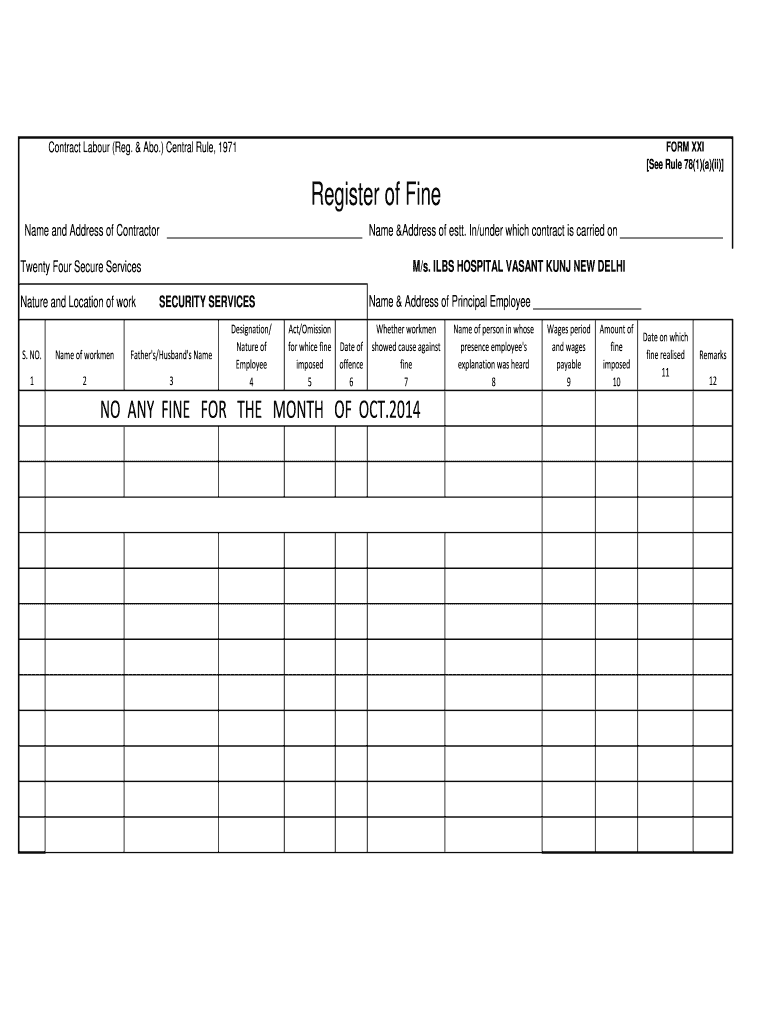 Fillable Online Register of Fine Fax Email Print - pdfFiller