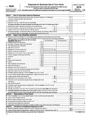 Fillable Online gov/form8829 Fax Email Print - pdfFiller