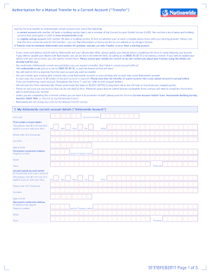 Fillable Online Manual transfer form This will open a PDF document ...