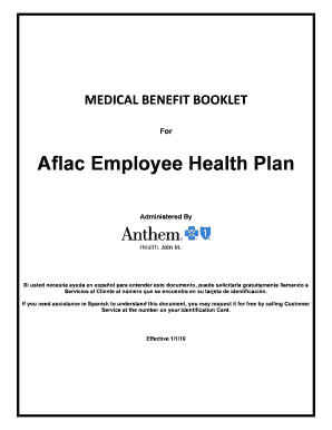 Fillable Online Aflac Employee Health Plan Fax Email Print - pdfFiller