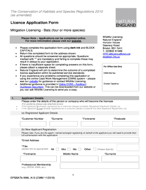 Fillable Online Licence Application Form - Gov.uk Fax Email Print ...