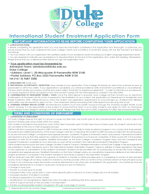 Fillable Online Download and Complete the Application form - Duke ...