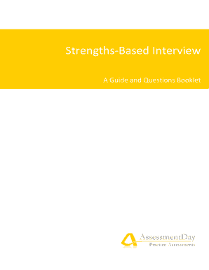 Fillable Online Strength Based Interview Questions Fax Email Print ...