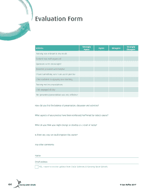 Fillable Online CS Evaluation Form v5 2017 - Circle Solutions Fax Email ...