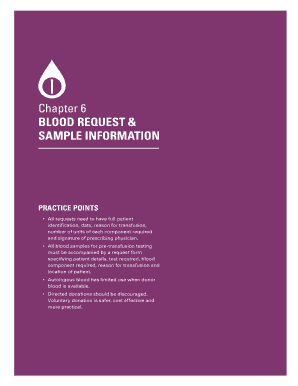 Fillable Online BLOOD REQUEST & Fax Email Print - pdfFiller