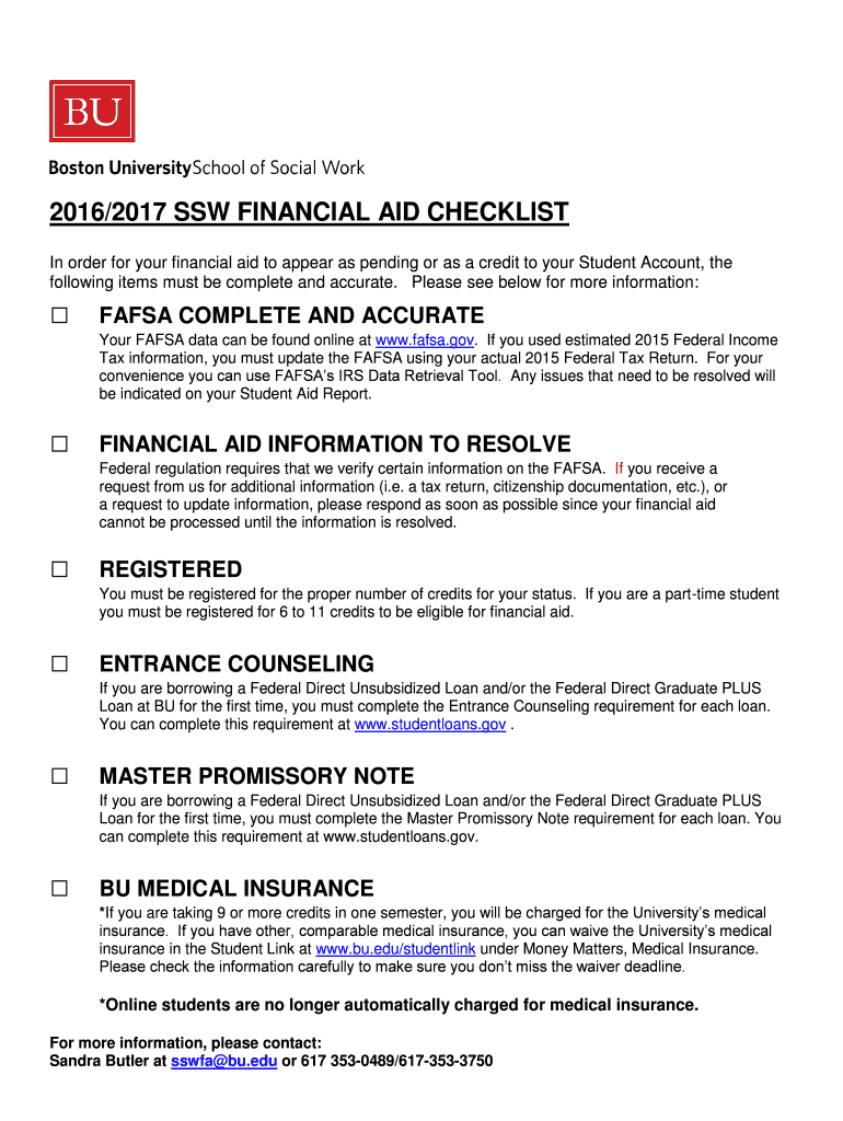 Fillable Online In order for your financial aid to appear as pending or ...