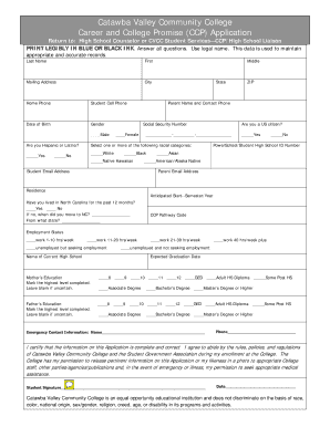Fillable Online CCP Admission Application Fax Email Print - pdfFiller