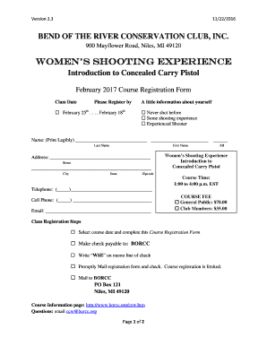 Fillable Online WSE Class Schedule, Detailed Description, and ...