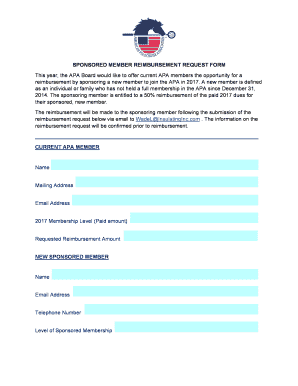 Fillable Online Renewal Reward Reimbursement Form Fax Email Print - pdfFiller