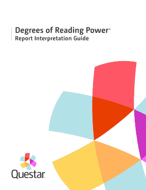 Fillable Online Degrees of Reading Power Fax Email Print - pdfFiller