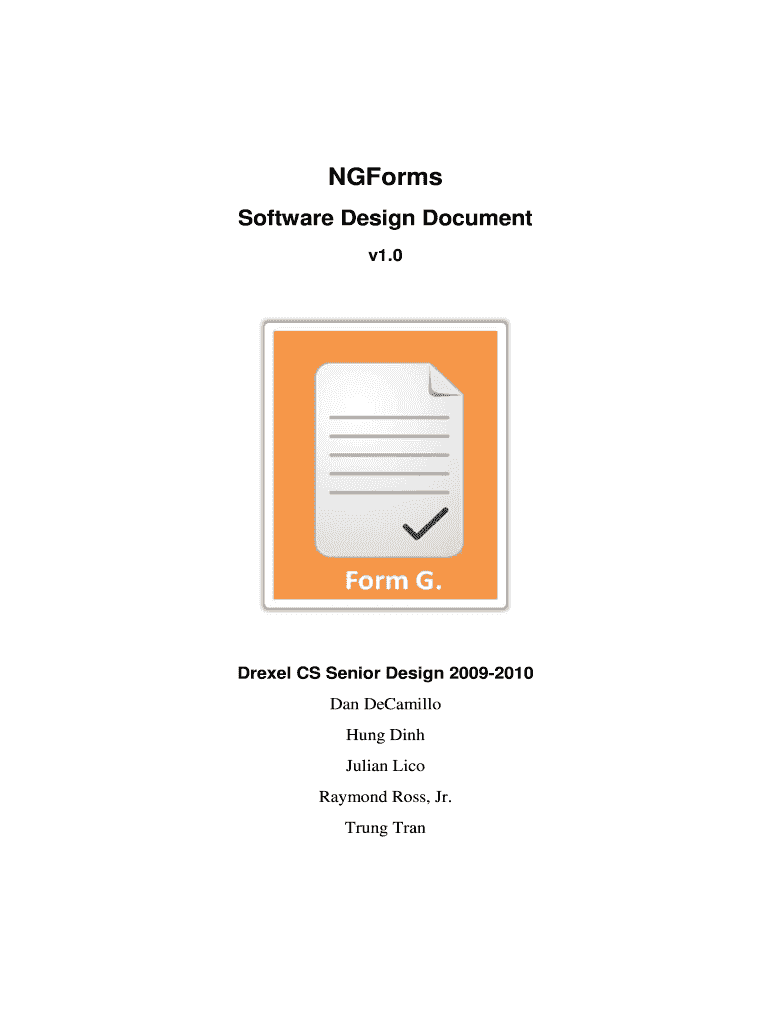 Fillable Online Software Design Document Fax Email Print - pdfFiller