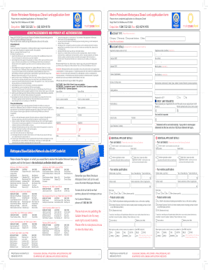 Fillable Online Download the Metro Petroleum Fuel Card application form ...