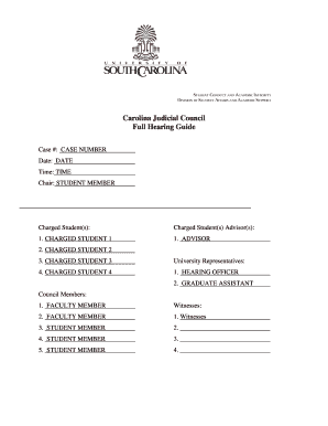 Fillable Online Carolina Judicial Council Fax Email Print - pdfFiller