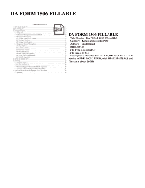 Fillable Online da form 1506 Fax Email Print - pdfFiller