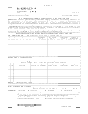 Fillable Online Pa tax forms 2016 - ksoa.net Fax Email Print - pdfFiller