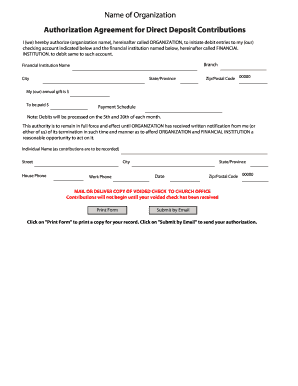 Fillable Online Debit Authorization.pdf Fax Email Print - pdfFiller