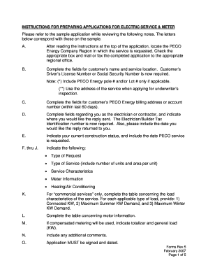 Fillable Online PECO Energy Company Fax Email Print - pdfFiller