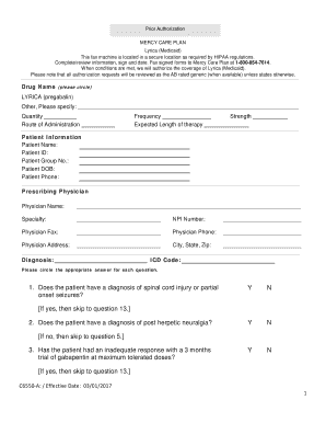 Fillable Online Provider Forms - Mercy Care Plan Fax Email Print ...