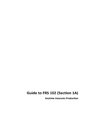 Fillable Online Guide to FRS 102 (Section 1A) Fax Email Print - pdfFiller