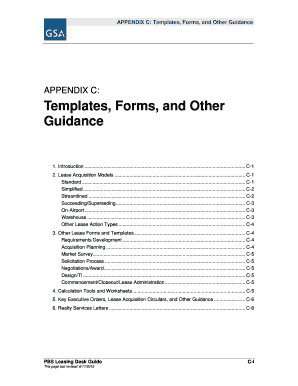 Fillable Online Templates, Forms, and Other Guidance - GSA Fax Email ...