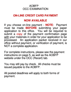 Fillable Online OCC (continuous certification) Cognitive & Practical ...