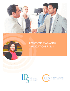 Fillable Online APPROVED MANAGER Fax Email Print - pdfFiller