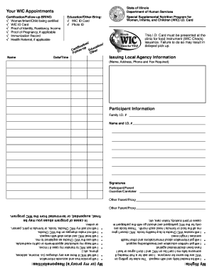 Fillable Online Issuing Local Agency Information Participant ...