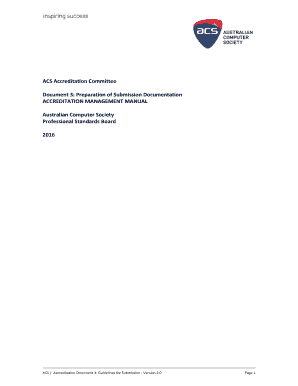 Fillable Online Document 3: Preparation of Submission Documentation Fax ...