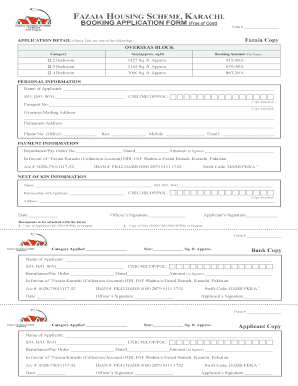 Fillable Online Download Fazaia Karachi Overseas Block Form - Manahil Estate Fax Email Print ...
