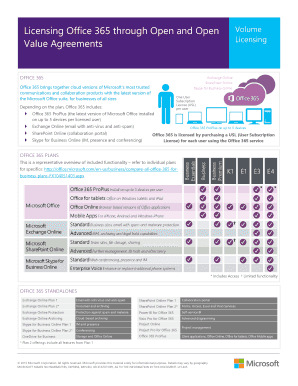 Fillable Online Licensing Office 365 through Open and Open Fax Email ...