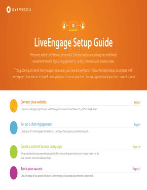 Fillable Online LiveEngage Setup Guide - LivePerson Fax Email Print ...