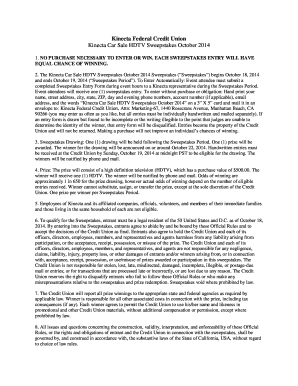 Fillable Online EACH SWEEPSTAKES ENTRY WILL HAVE Fax Email Print ...