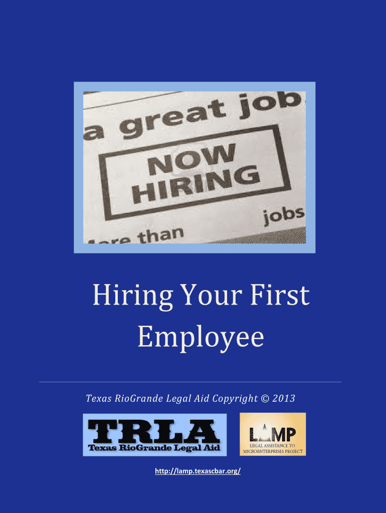 Fillable Online Hiring Your First Fax Email Print - pdfFiller