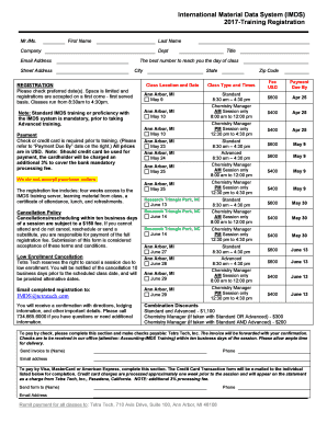 Fillable Online IMDS training May - Juni 2017 registration form - IMDS ...
