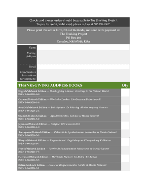 Fillable Online New TP Order Form COMPLETE - The Tracking Project Fax ...