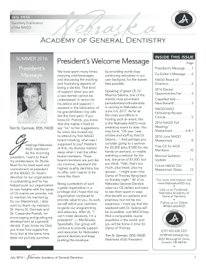 Fillable Online nebraskaagd of the NAGD Fax Email Print - pdfFiller