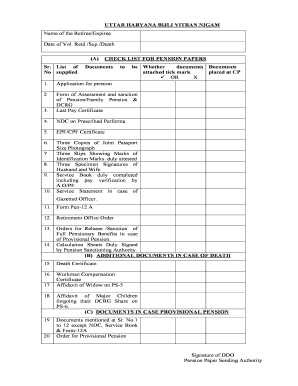 Fillable Online uhbvn org UTTAR HARYANA BIJLI VITRAN NIGAM Name of the ...