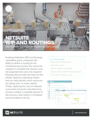 Fillable Online Manufacturing Routing and Work Centers - Oracle Help ...