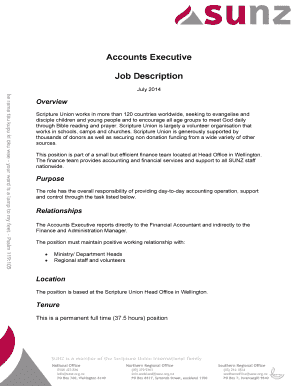 81+ Free Editable Executive Job Description Templates in MS Word [DOC ...