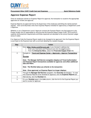 Fillable Online Approve Expense Report Fax Email Print - pdfFiller