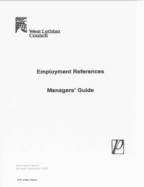 Fillable Online DEALING WITH EMPLOYMENT REFERENCES Fax Email Print ...